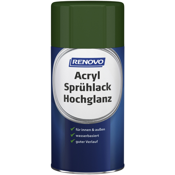 RENOVO Acryl Sprühlack hochglänzend, gruen RAL 6002 - hagebau.de