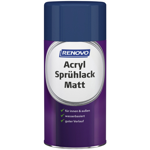 RENOVO Acryl Sprühlack matt, enzianblau RAL 5010 - hagebau.de