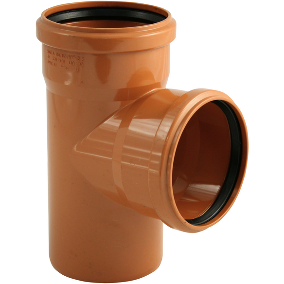 MARLEY KG-Einfach-Abzweig, Nennweite: 110 mm, DN 110, Polyvinylchlorid ...