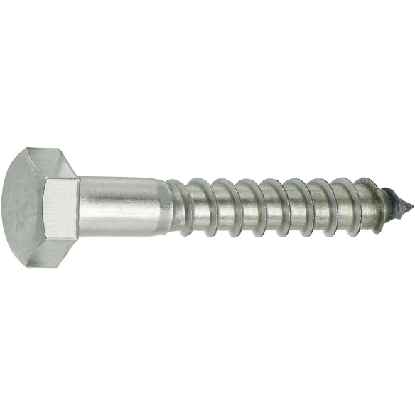 CONNEX Sechskant-Holzschraube, ØxL: 8 x 50 mm, rostfreier Edelstahl A2, 1000 Stück - hagebau.de