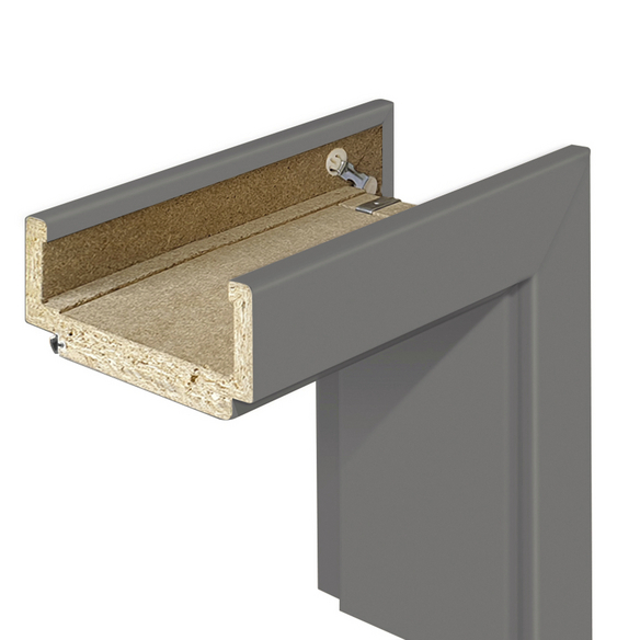 TÜRELEMENTE BORNE Zarge, grau, BxHxL: 12 x 198,5 x 61 cm - hagebau.de