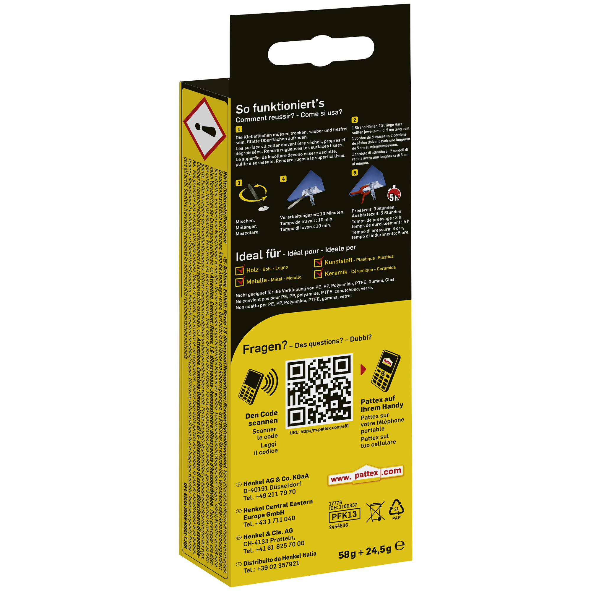 PATTEX 2 Komponenten Kleber »Füll -Mix«, Füll-Mix, 82,5 g - hagebau.de