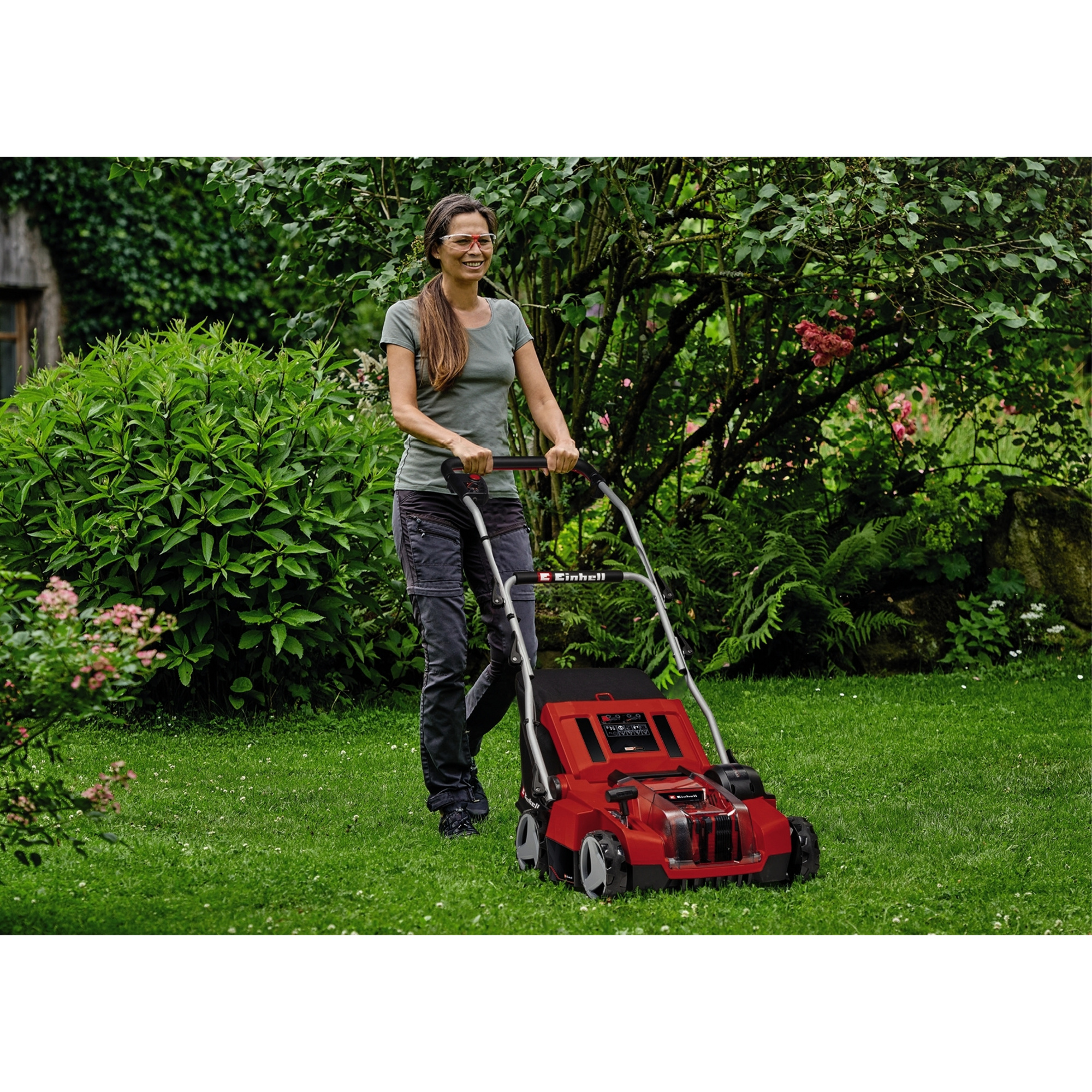 EINHELL Akku-Vertikutierer-Lüfter »Power X-Change«, GE-SA 36/35 Li-Solo, Arbeitsbreite: 35 cm ...