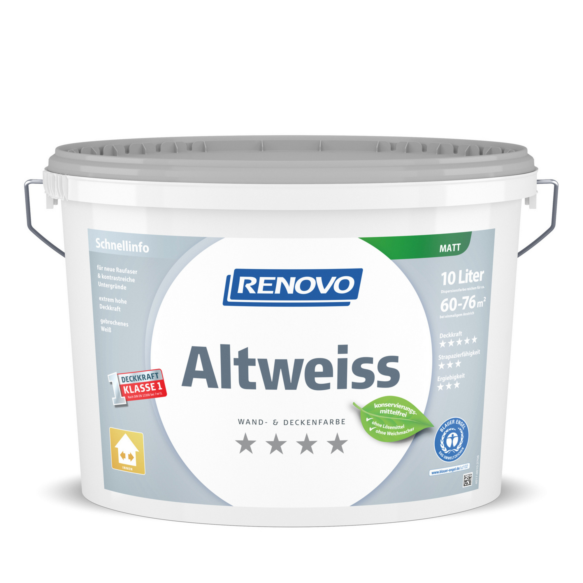 RENOVO Dispersionsfarbe, »Altweiss«, matt, 10l - hagebau.de
