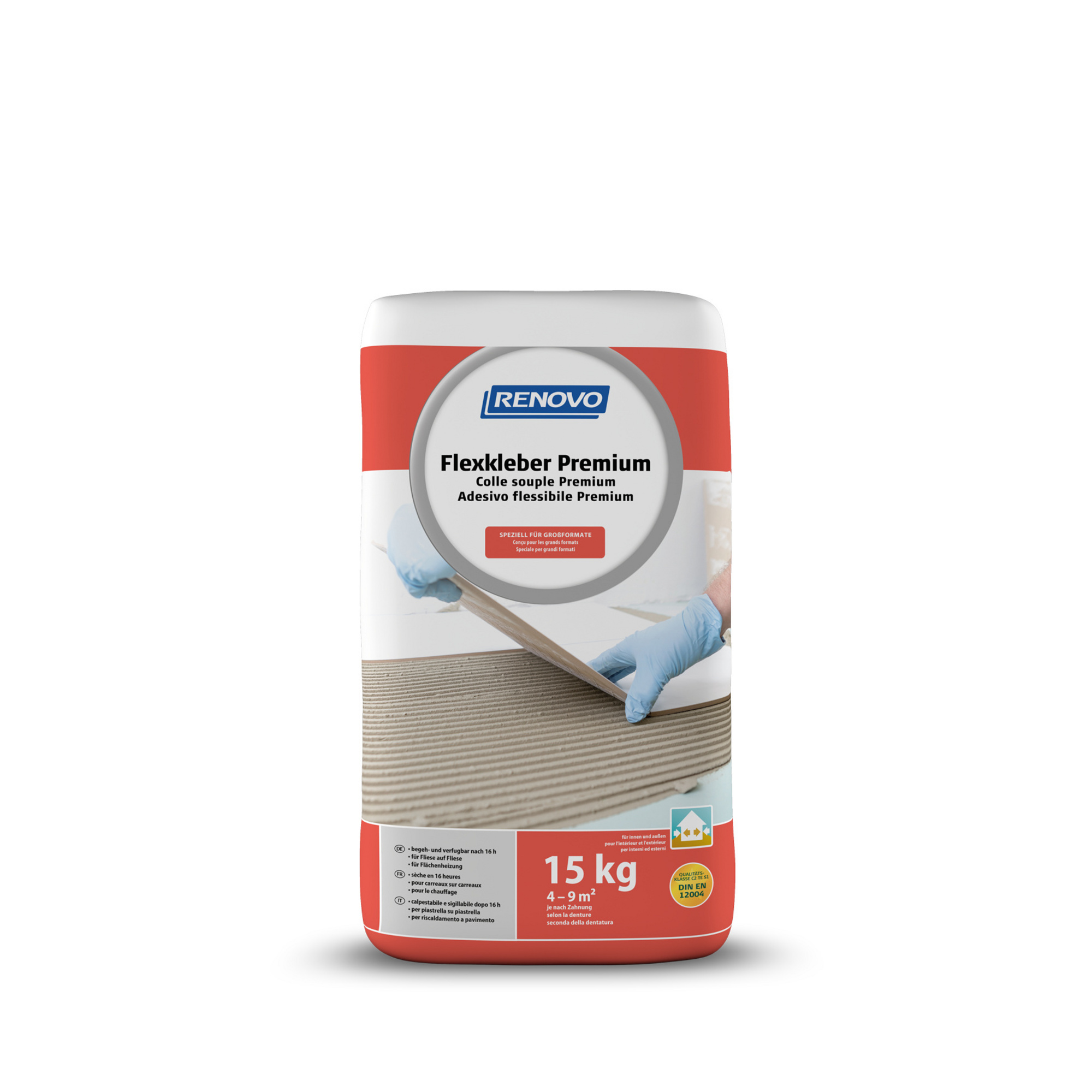 RENOVO Flexkleber Premium grau 15 kg - hagebau.de