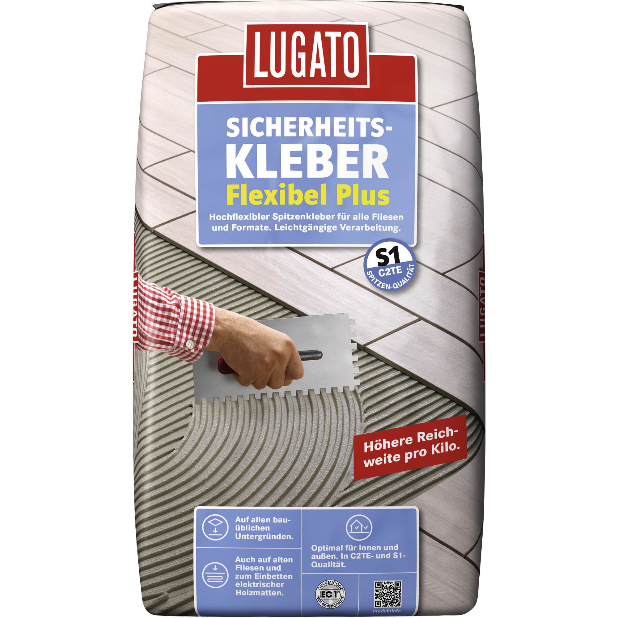 LUGATO Fliesenkleber, 18 kg - hagebau.de