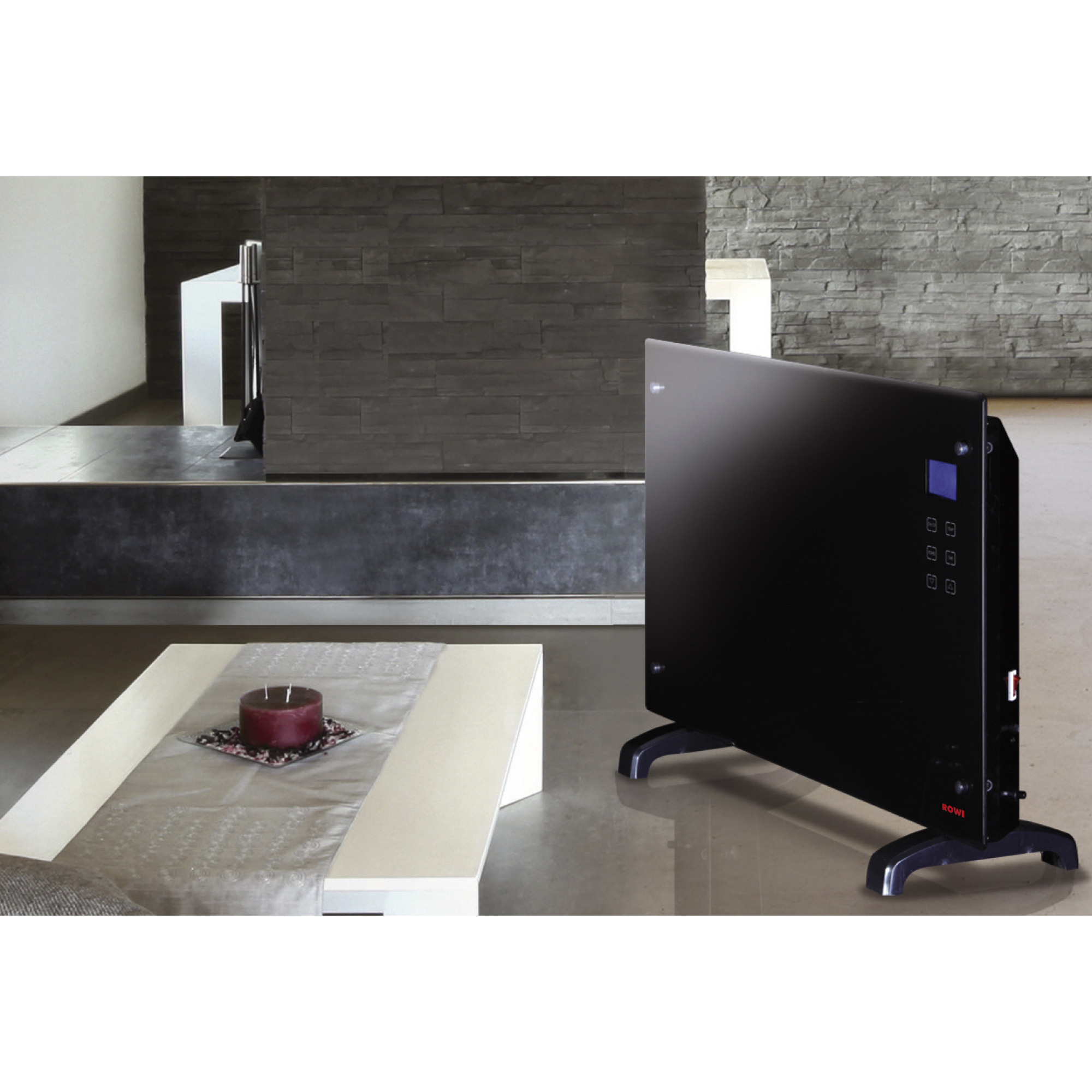 ROWI Glas-Wärmekonvektor »HGK 2000/2/1 TDF«, 2 kW (max.), mit ...