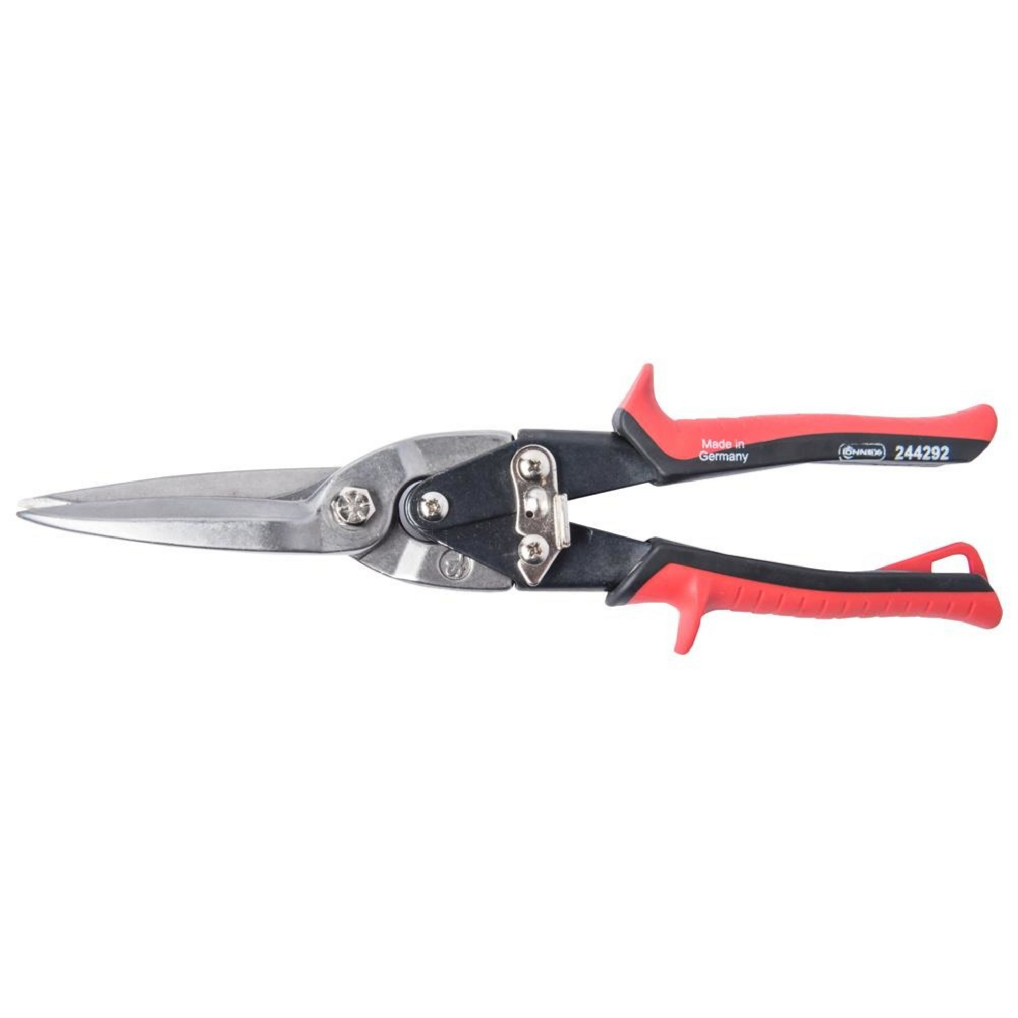 CONNEX Hebelblechschere, Geradeschneidend, schwarz/rot, Metall ...