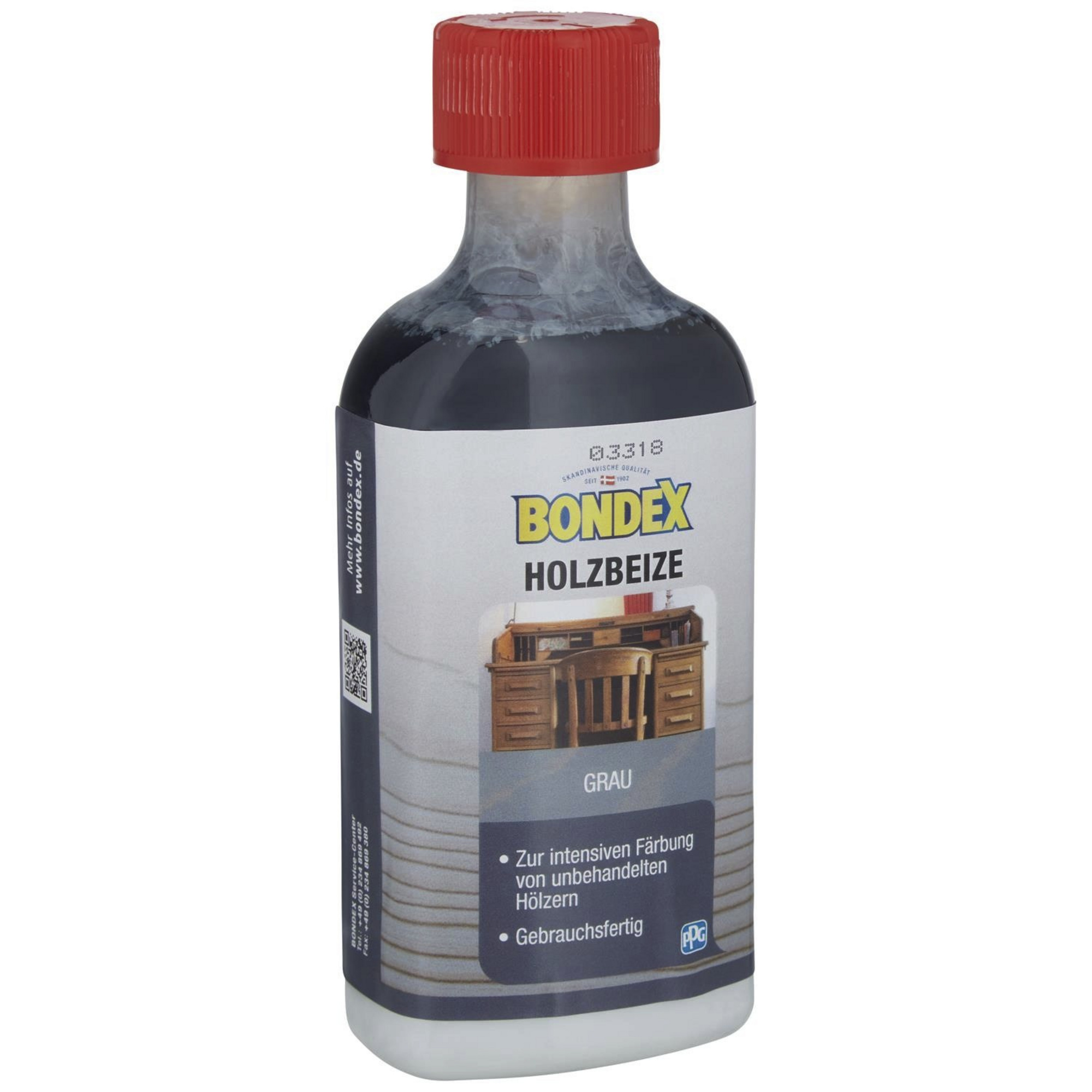 BONDEX Holzbeize, grau, lasierend, 0.25l - hagebau.de
