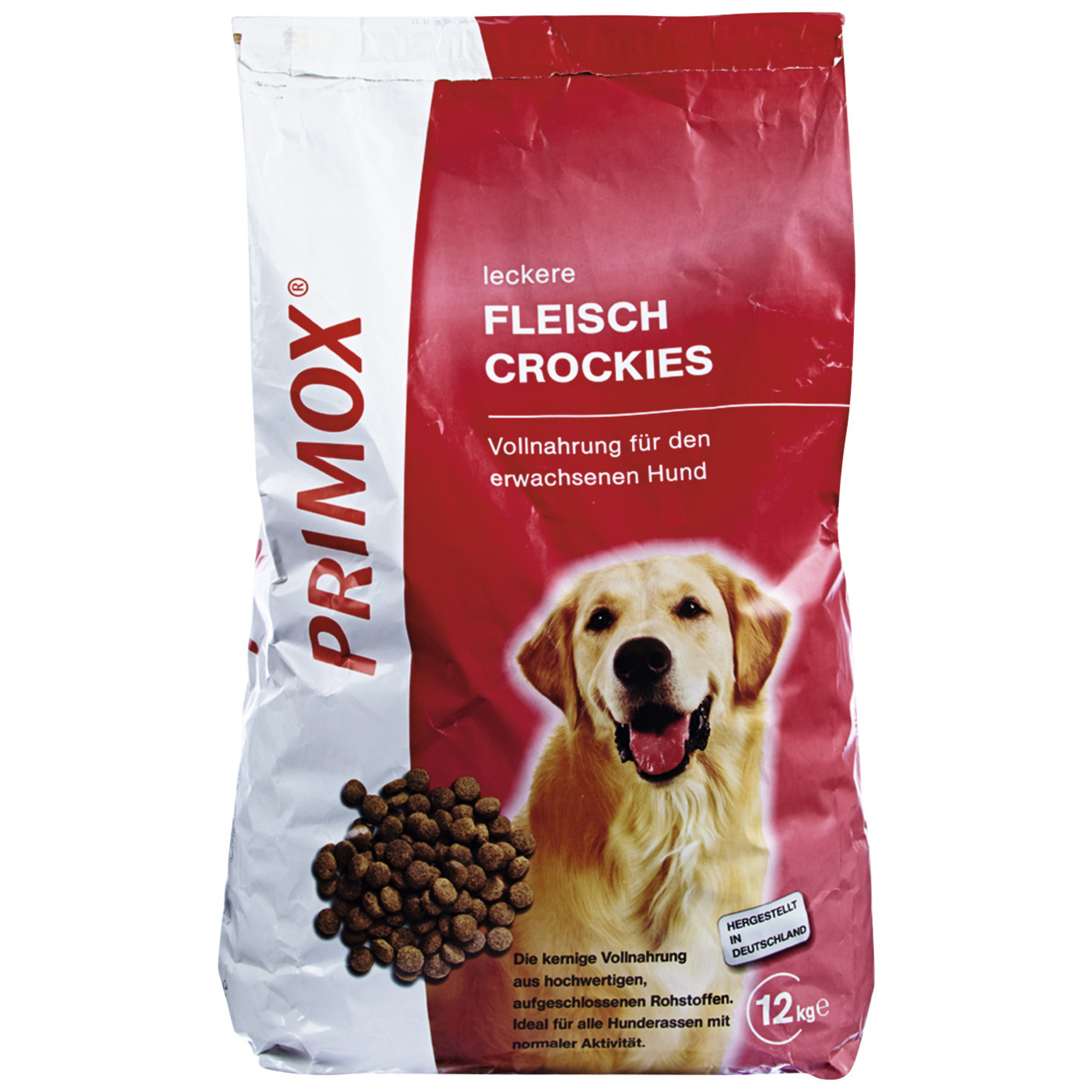 PRIMOX Hundetrockenfutter »Fleisch Crockies«, 1 Beutel à 12000 g - hagebau.de