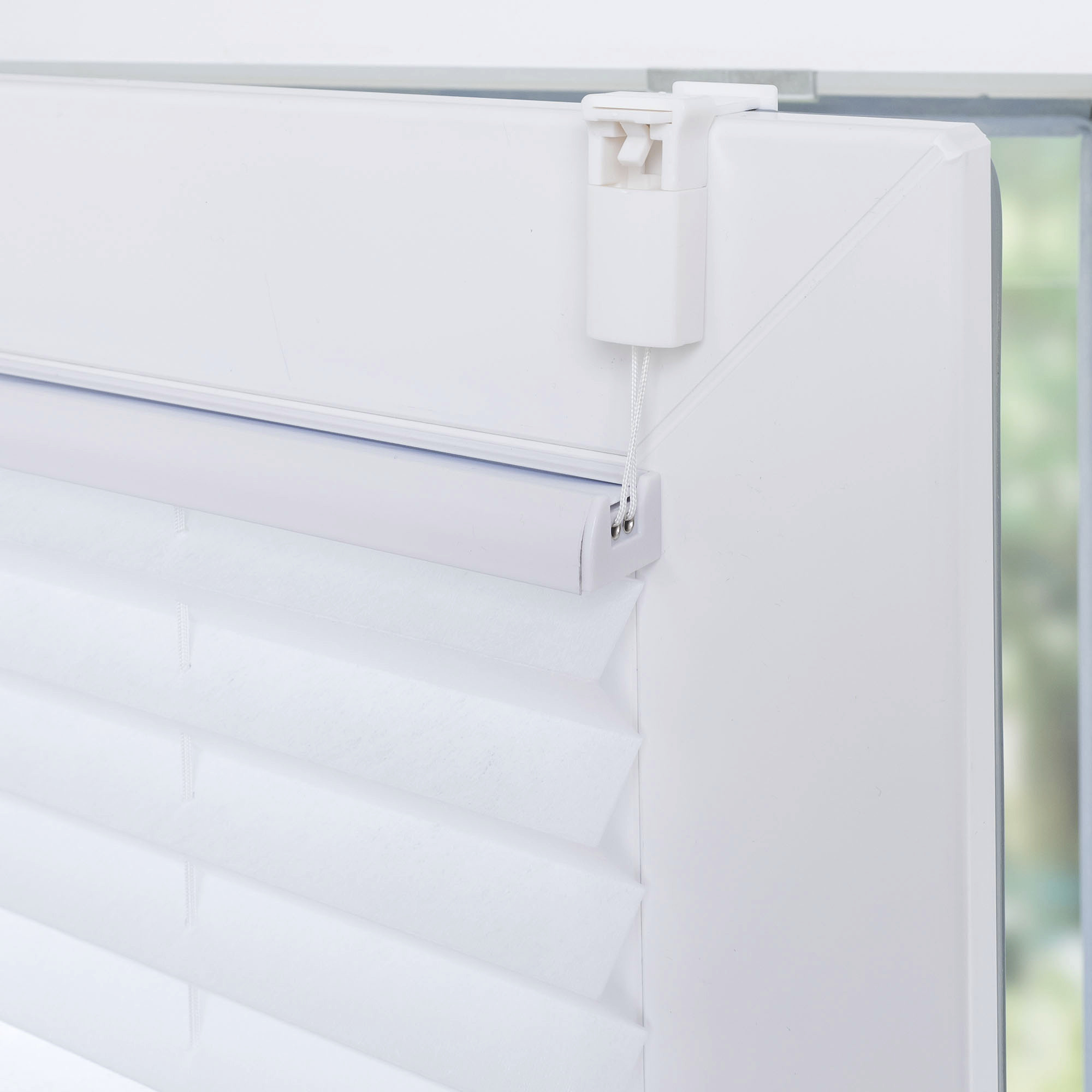 LIEDECO Klemmfix Plissee »Easy«, weiß, verspannt - hagebau.de