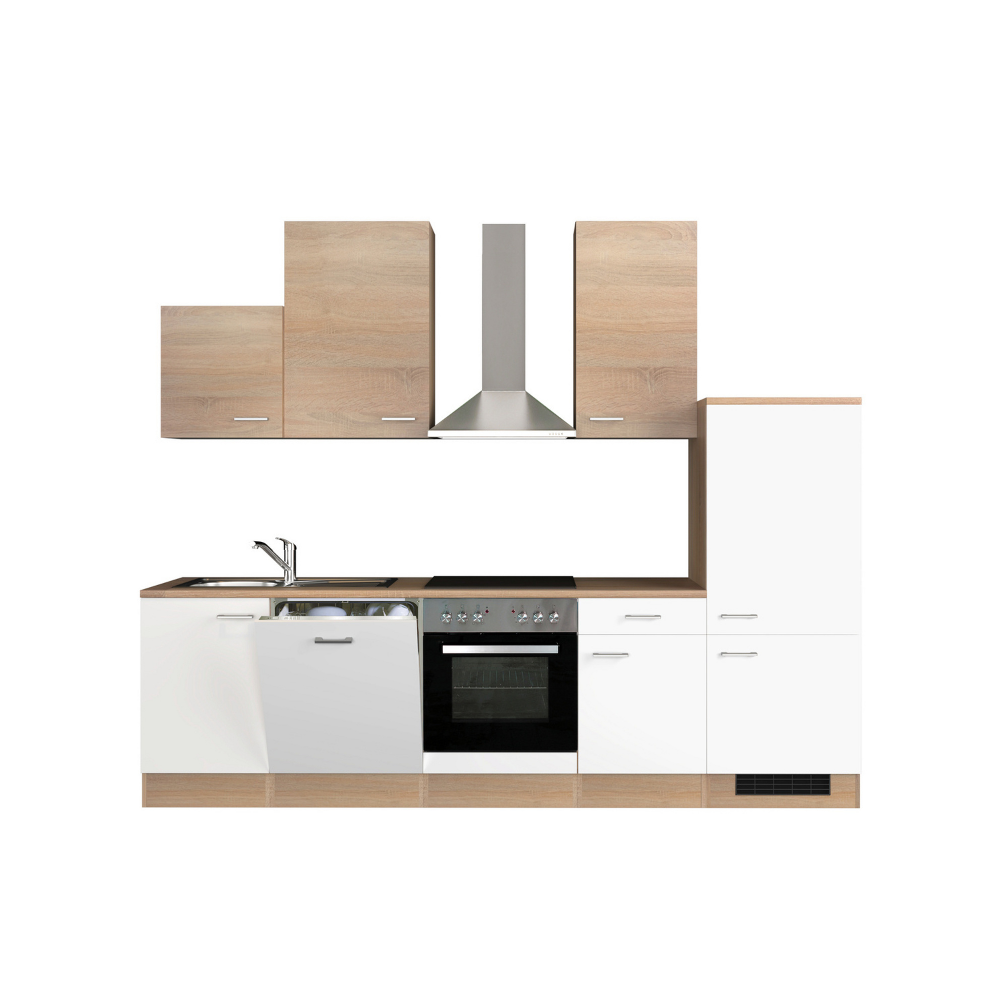 Flex-Well Küchenzeile »Samoa«, mit E-Geräten, Gesamtbreite: 280 cm ...