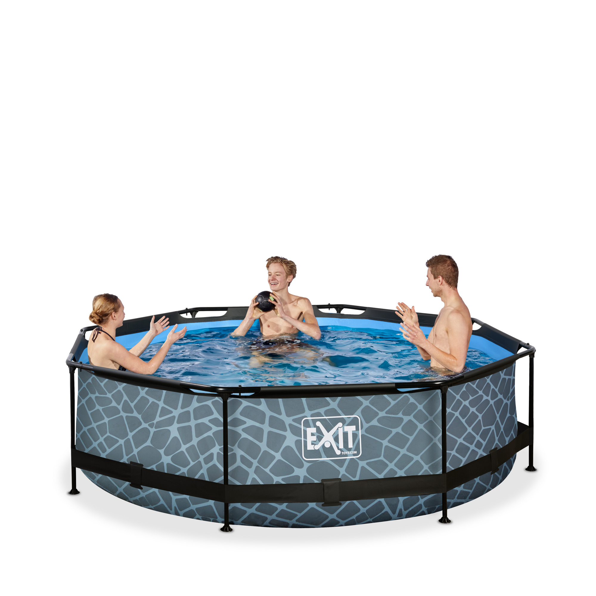 EXIT Toys Pool »Pools«, grau, ØxH: 300 x 76 cm - hagebau.de