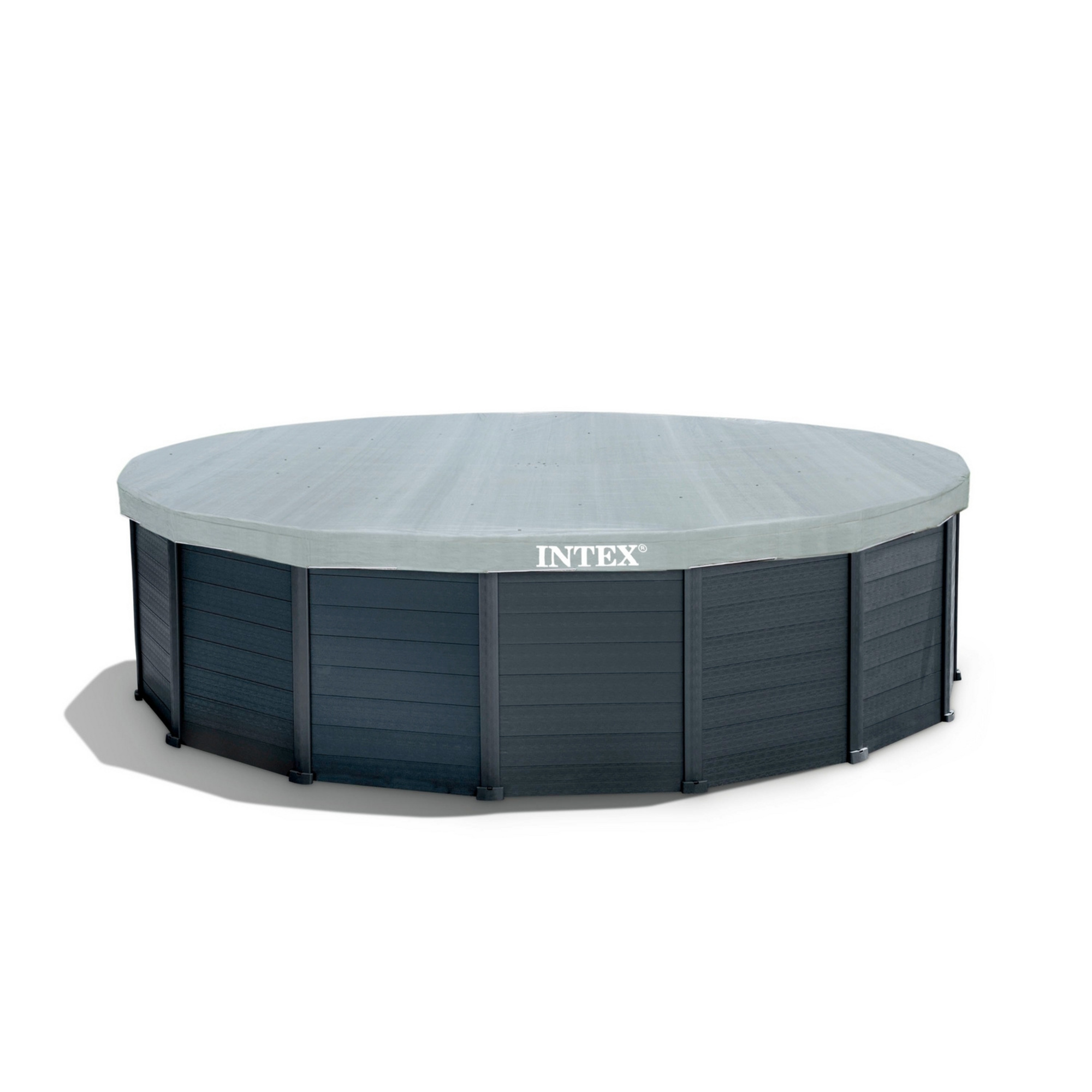 INTEX Pool, Rund, BxH: 478x124, grau - hagebau.de
