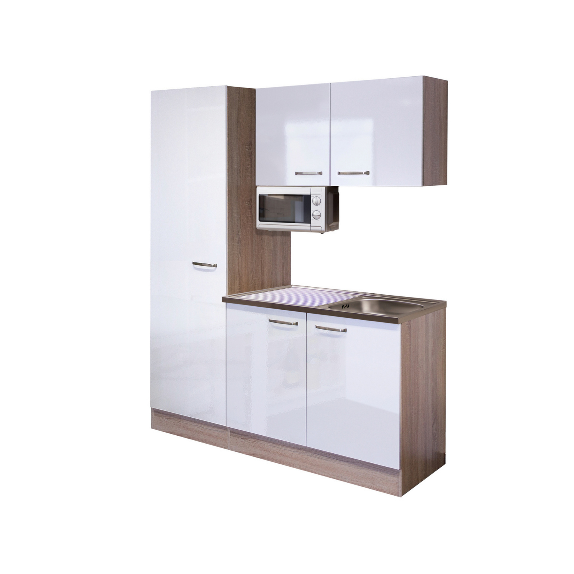 Flex-Well Singleküche »Valero«, mit E-Geräten, Gesamtbreite: 150 cm ...