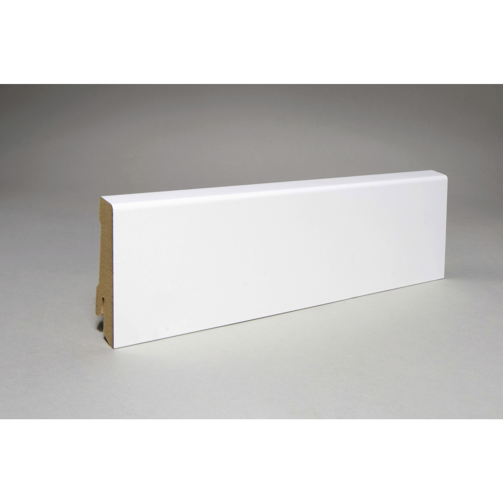 Sockelleiste, Länge: 244 cm, konisch, weiß - hagebau.de