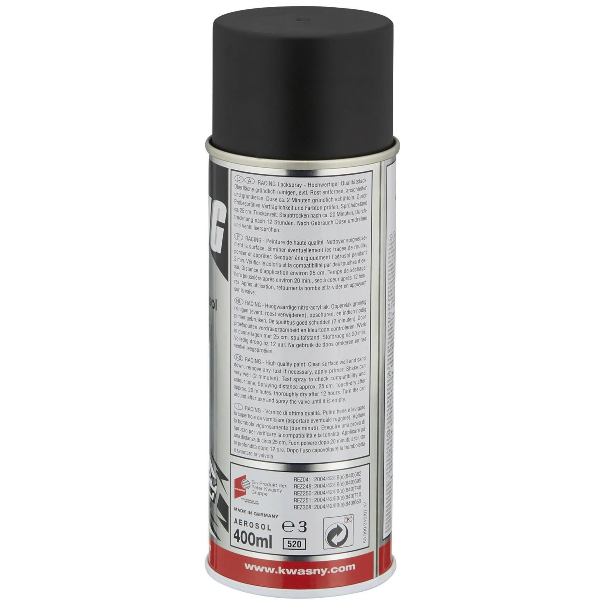 RACING Sprühlack »Racing Lackspray«, 400 ml, schwarz - hagebau.de