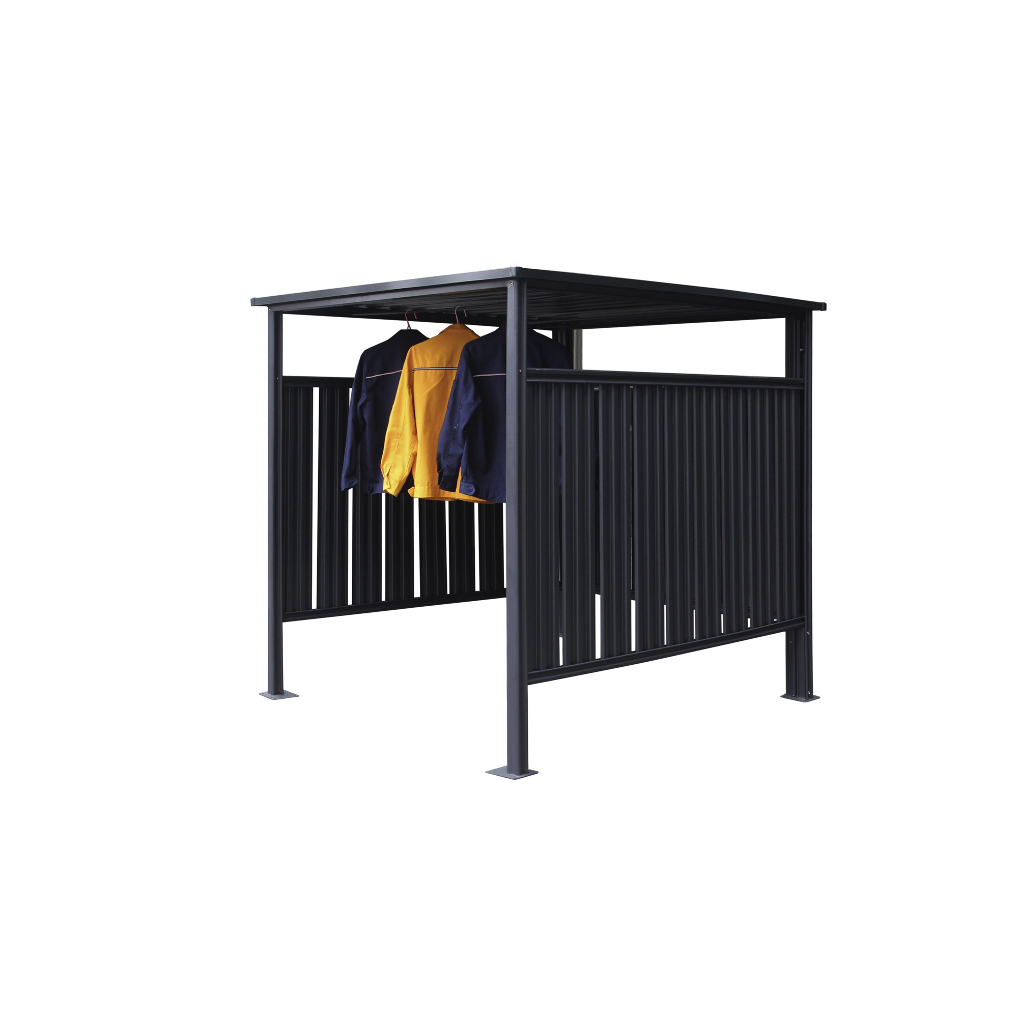 Westmann Unterstand, Breite: 180 cm, anthrazit - hagebau.de