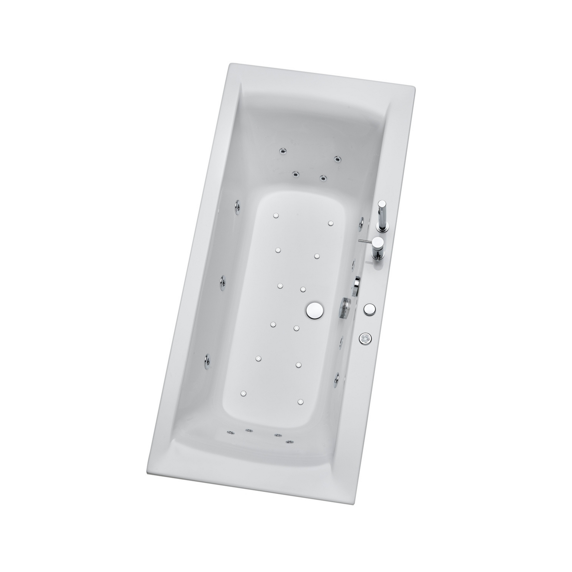OTTOFOND Whirlpool-Komplettset »Rosa«, BxHxL: 80 x 57 x 180 cm, weiß ...