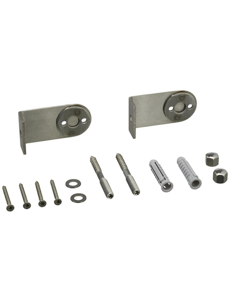 DIEDA Konsole, L-Form, Edelstahl, HxLxB: 4 x 8 x 2,5 cm - Hagebau.de