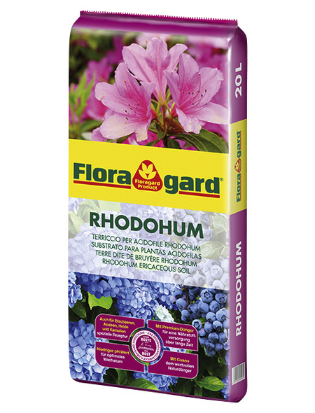 FLORAGARD Moorbeeterde »Rhodohum«, für Moorbeetpflanzen, Rhododendren ...