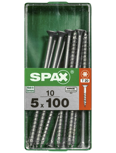 SPAX Universalschraube, T-STAR plus, 10 Stk., 5 x 100 mm - Hagebau.de