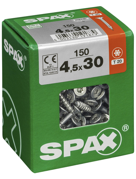 SPAX Universalschraube T STAR Plus 150 Stk 4 5 X 30 Mm Hagebau de spax-universalschraube-t-star-plus-150-stk-4-5-x-30-mm-hagebau-de
