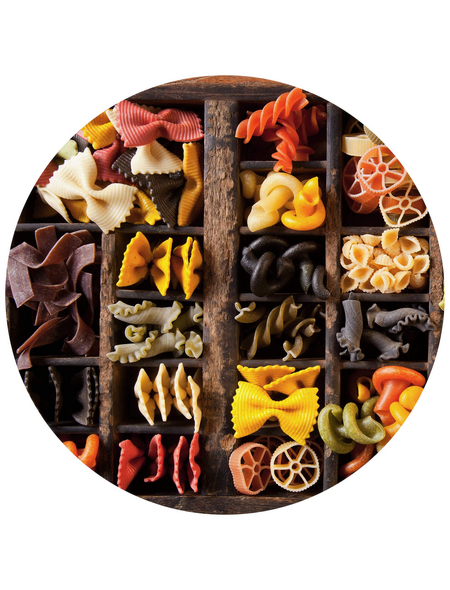 K&L Wall Art Vliestapete »Runde Vliestapete«, Nudel Pasta Chef Koch ...